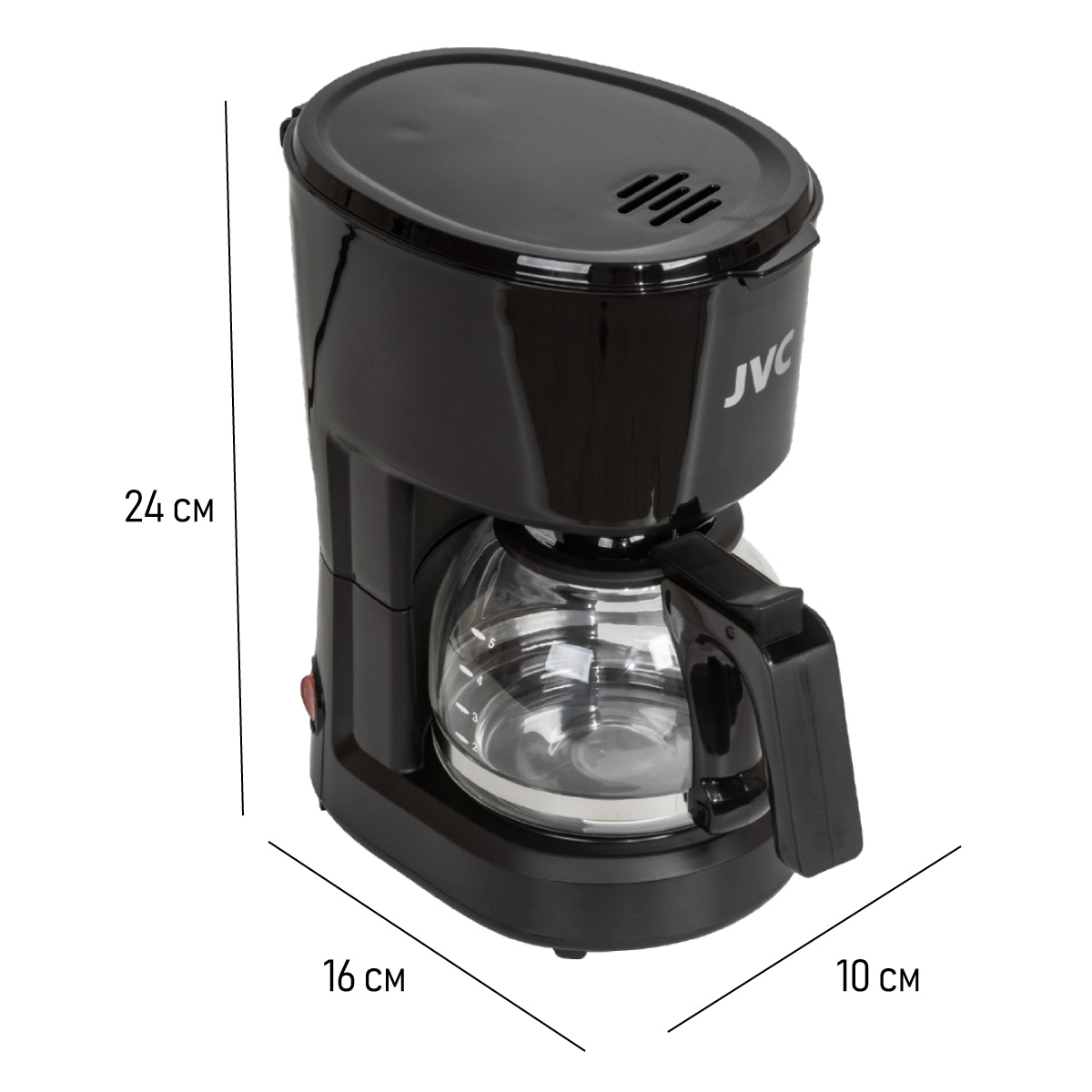 Кофеварка JVC JK-CF25 black