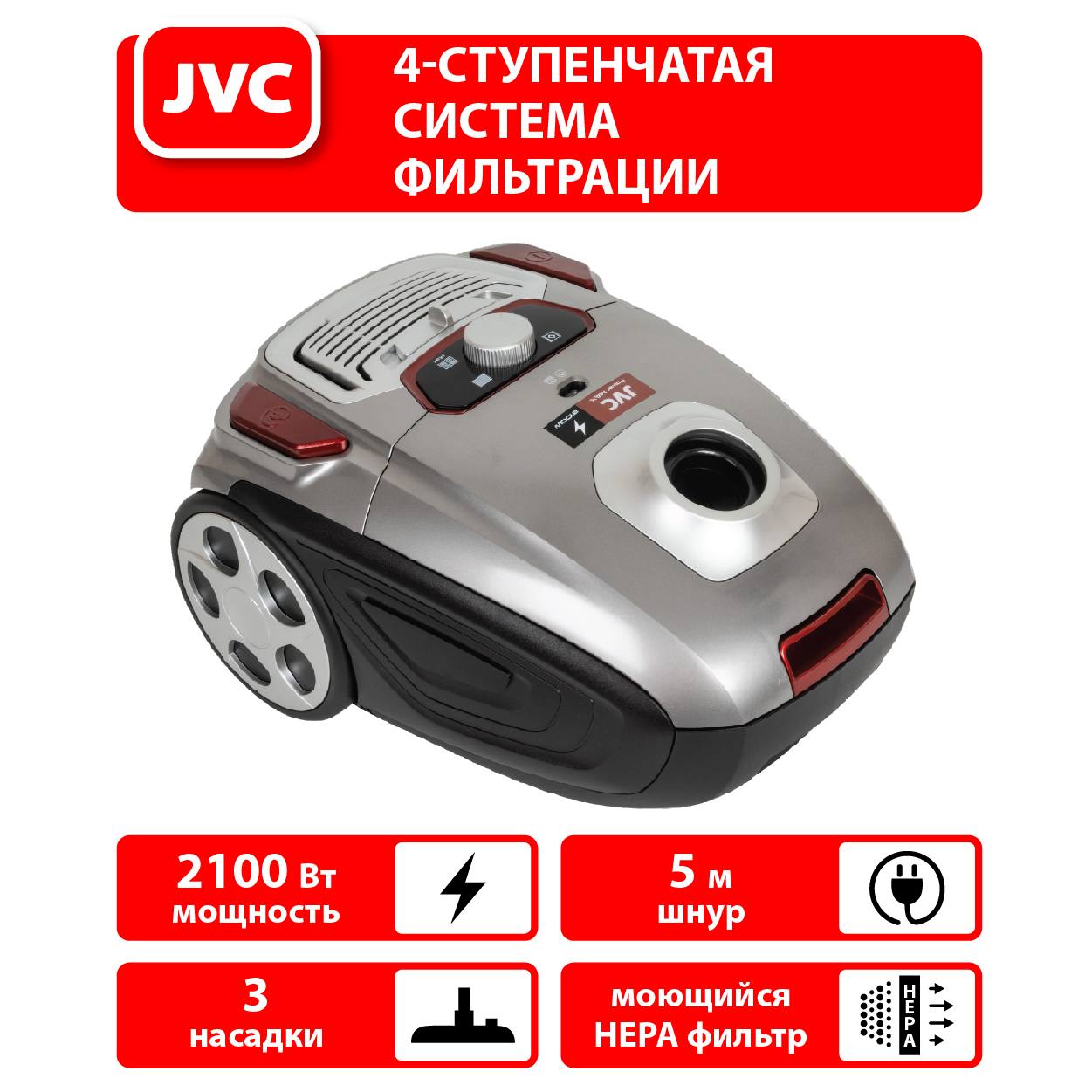 Пылесос JVC JH-VB250